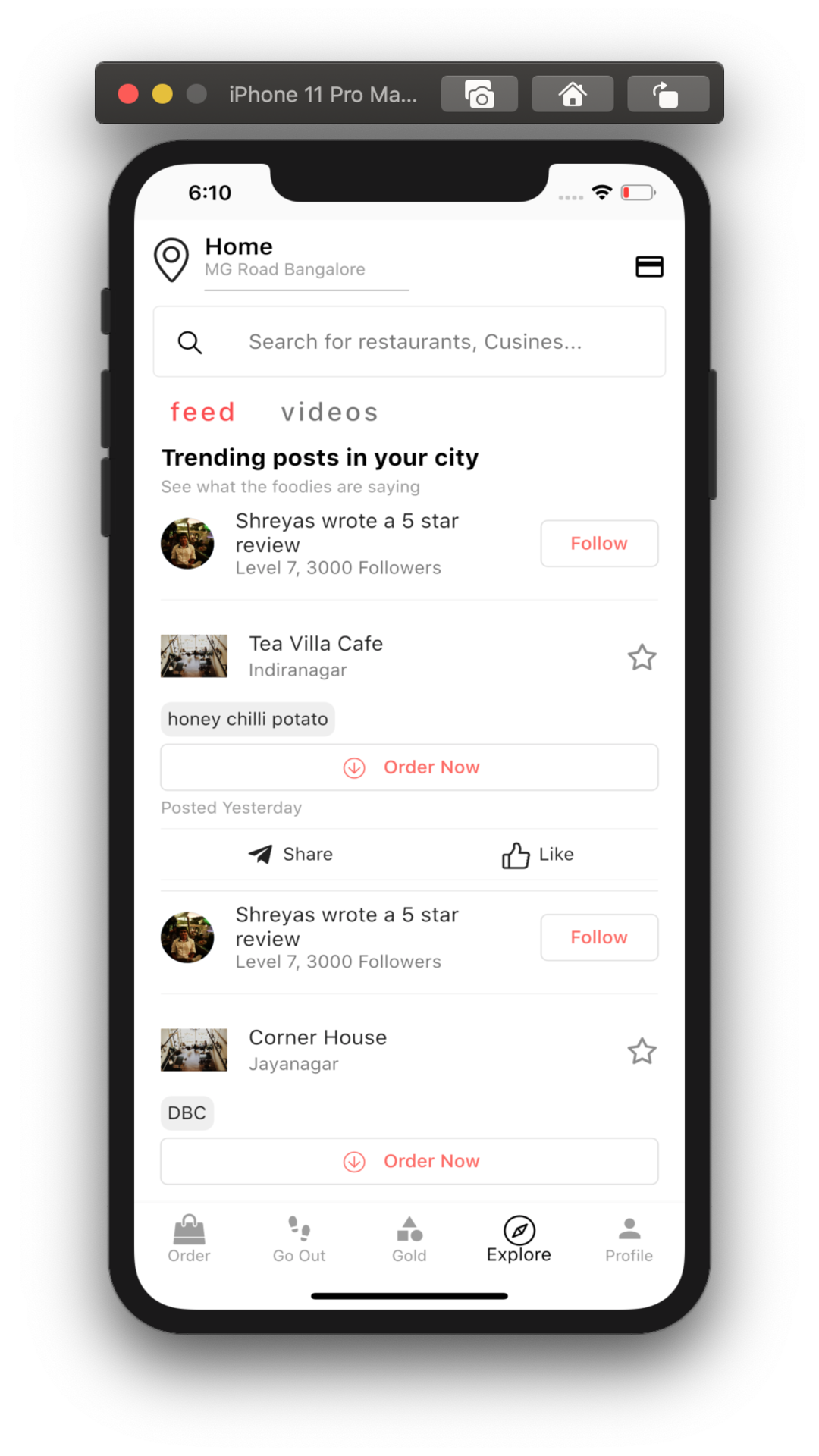 Zomato UI Clone Zomato UI Clone